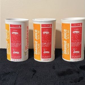 Tropicana | Other | Vintage Tropicana 2 Oz Orange Juice Containersset ...